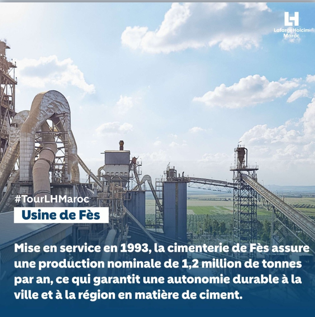 LafargeHolcim: L’usine de Fès se hisse au premier rang mondial des ...